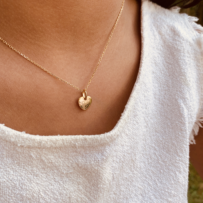 Collier mini coeur